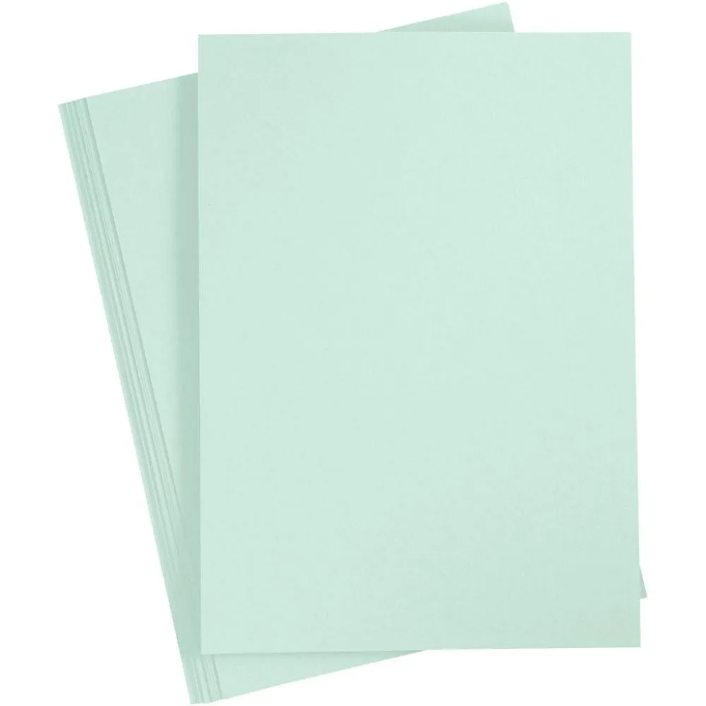 Färgad kartong - A4 - 10 ark - Mint - 39 kr - Papper & Kartong - My ...