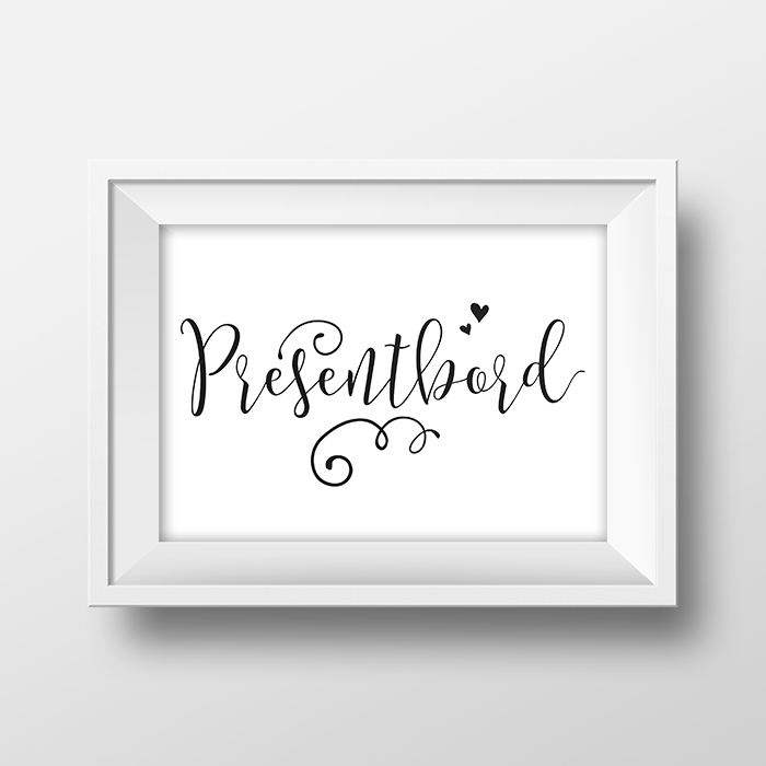 Skylt - Presentbord - 39 kr - Prints & Tavlor - My Perfect Day
