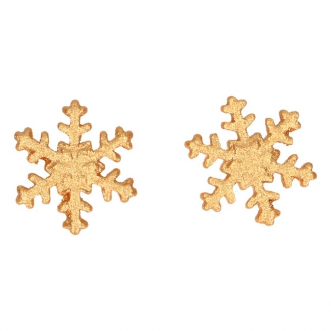 Sockerdekorationer - Snöflingor - Guld - 6 st - 59 kr - Strössel ...